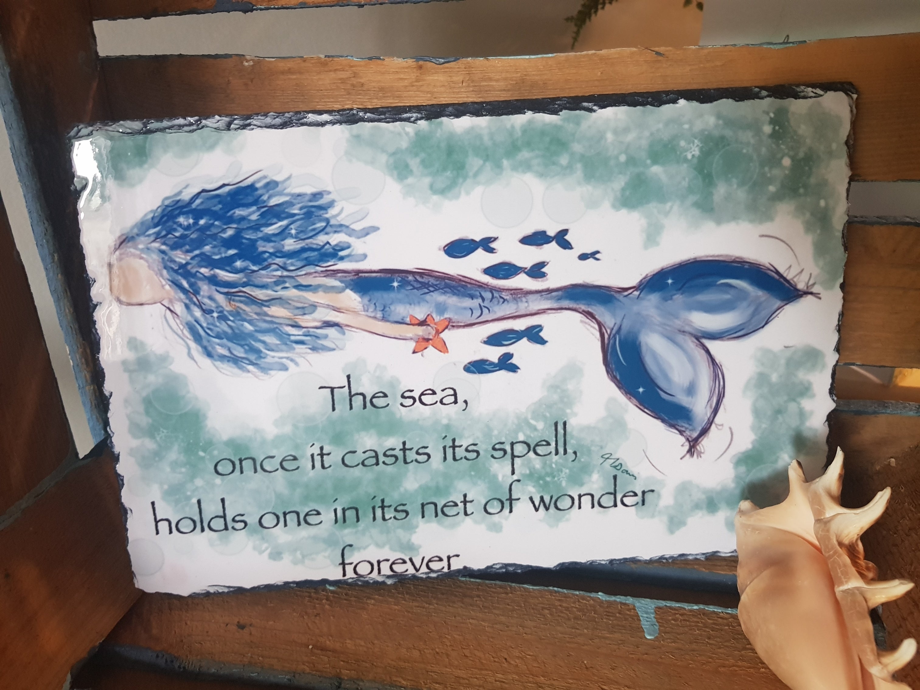 Natural Slate Original Cornish Artwork – Classically Cornish